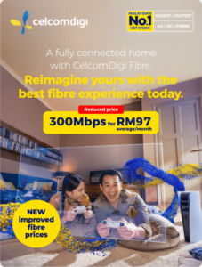 CelcomDigi Fibre | Get The Fastest Internet for Your Home